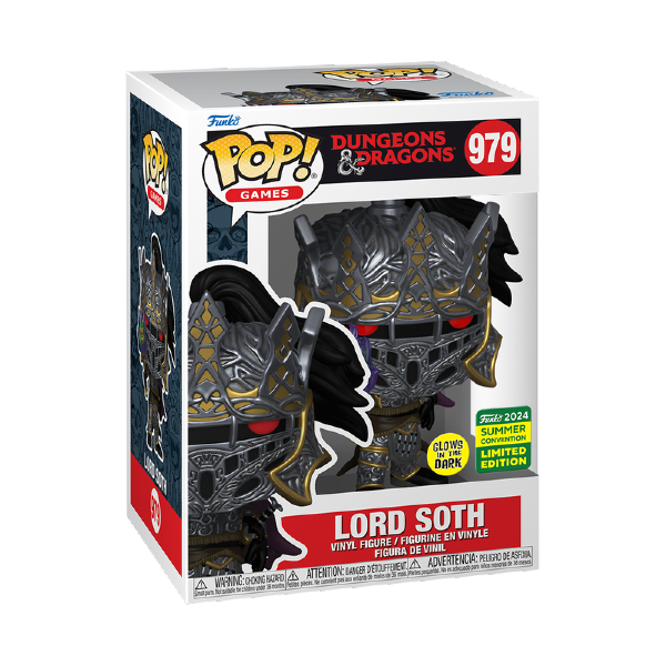 Funko Pop! Games Dungeons & Dragons Lord Soth 979 Exclusivo Glow SDCC ...