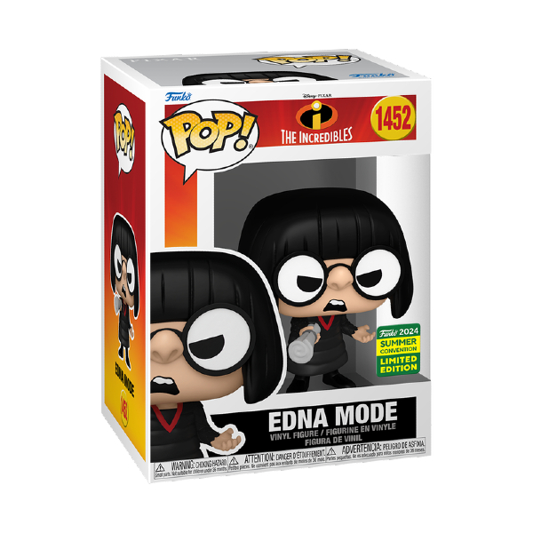 Funko Pop! Filme Os Incriveis Edna Mode 1452 Exclusivo Original - Moça ...