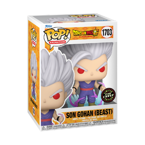 Funko Pop! Animation Dragon Ball Son Gohan Beast 1703 Exclusivo Chase ...
