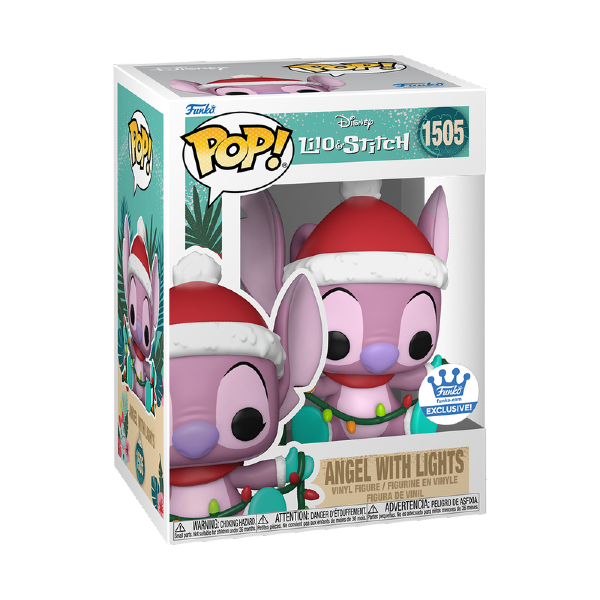Funko Pop! Disney Lilo & Stitch Natal Angel With Lights 1505 Exclusivo ...