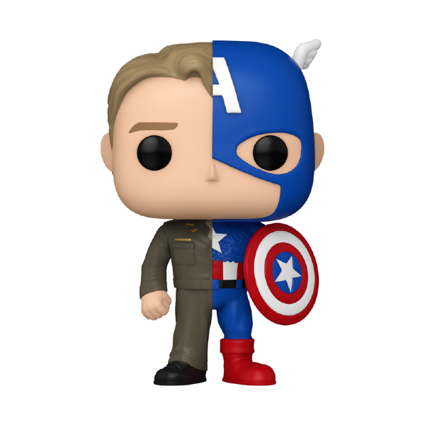 Funko Pop! Marvel Steve Rogers Captain America 1431 Original - Moça do ...
