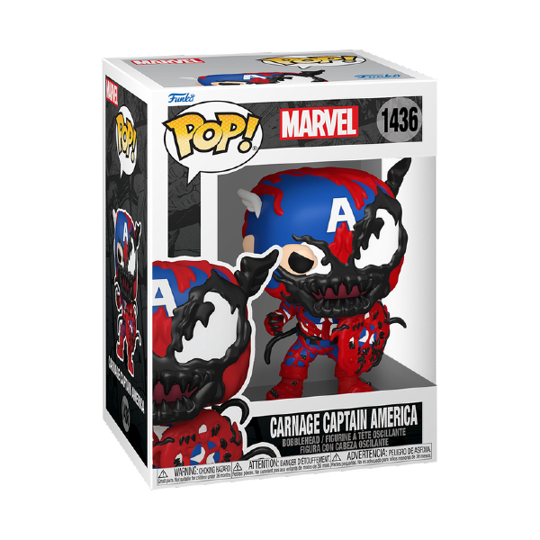 Funko Pop! Marvel Capitão America / Captain America Carnage Captain Am ...
