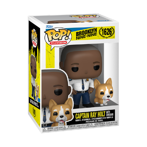 Funko Pop! Brooklyn Nine-Nine Captain Ray Holt With Cheddar 1626 - Moça ...