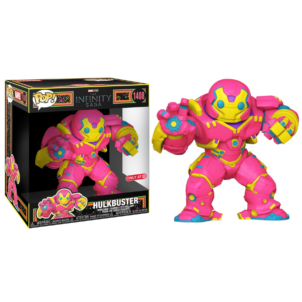 Funko Pop! Marvel Infinity Saga Hulkbuster 1408 Exclusivo Blacklight ...