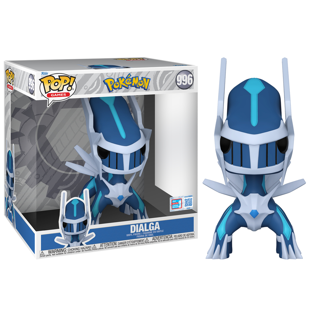 Funko Pop! Games Deluxe Pokemon Dialga 996 Exclusivo 10 Polegadas ...