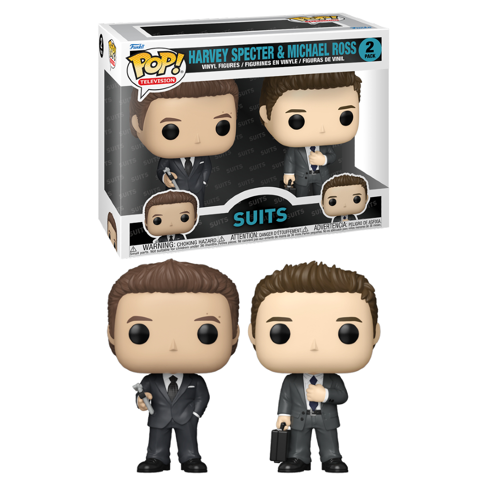 Funko Pop! Television Suits Harvey Specter And Michael Ross 2 Pack ...