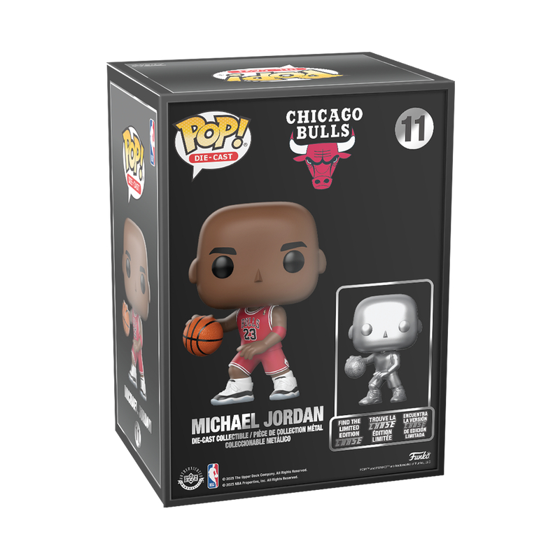 nko Pop! Die Cast NBA Chicago Bulls Michael Jordan 11 Exclusivo Chase ...