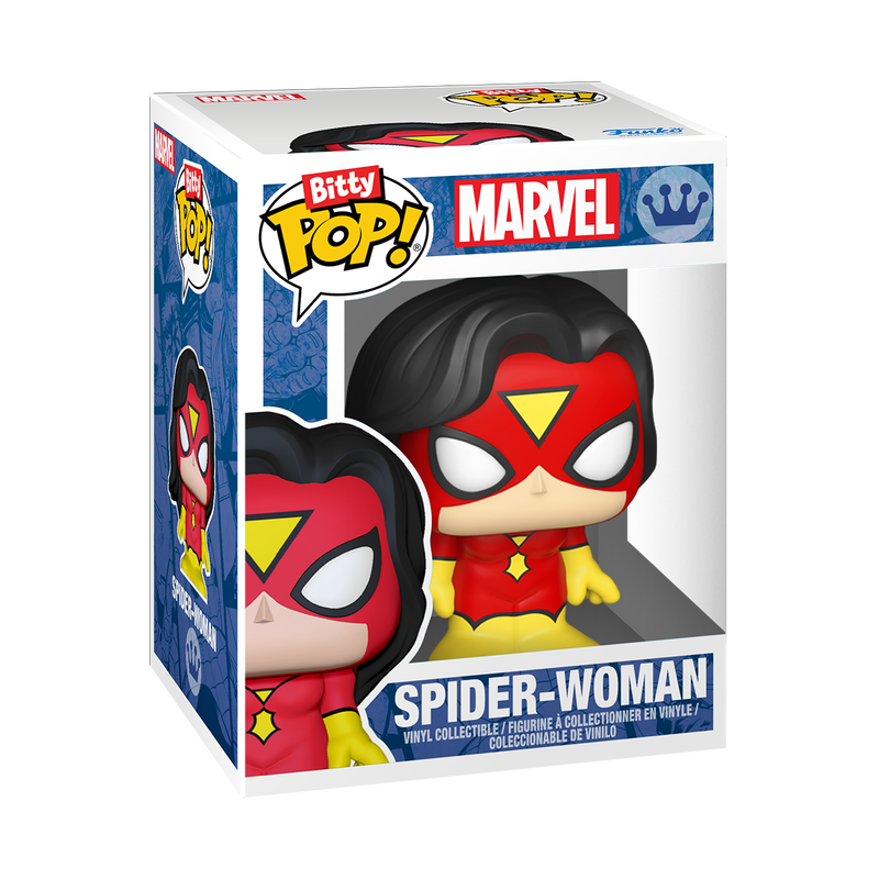 Funko Bitty Pop! Spider Man + 2 Bitty Pop Spider Woman + Spider Punk ...