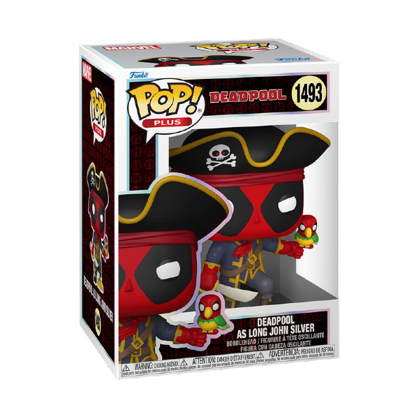 Funko Pop! Plus Marvel Deadpool As Long John Silver 1493 Original ...