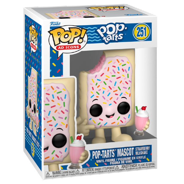 Funko Pop! Ad Icons Pop-Tarts Mascot Strawberry Milkshake 251 - Moça do ...
