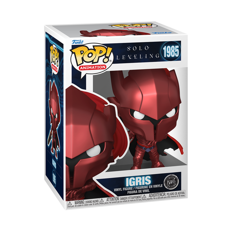 Funko Pop! Animation Solo Leveling Igris 1985 Exclusivo Chase Original ...