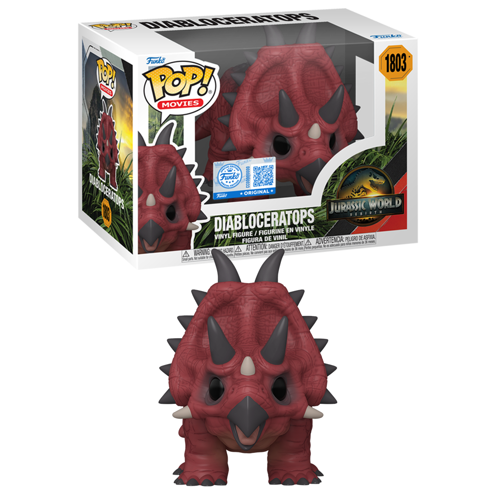 Funko Pop! Filme Jurassic World Diabloceratops 1803 Exclusivo - Moça do ...
