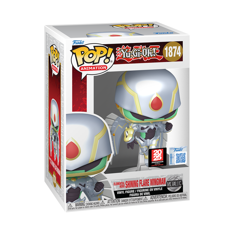 Funko Pop! Yu-Gi-Oh Elemental Hero Shining Flare Wingman 1874 - Moça do ...