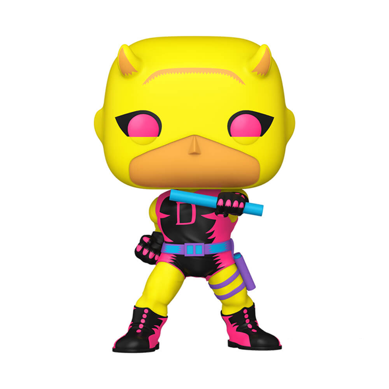 Funko Pop! Marvel Demolidor Daredevil 1358 Exclusivo Blacklight 10 Pol ...