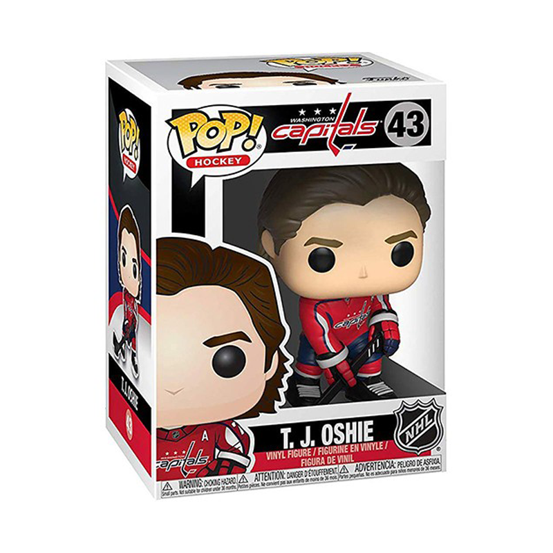Funko Pop! Hockey Capitals T. J. Oshie 43 - Moça do Pop - Funko Pop é aqui!