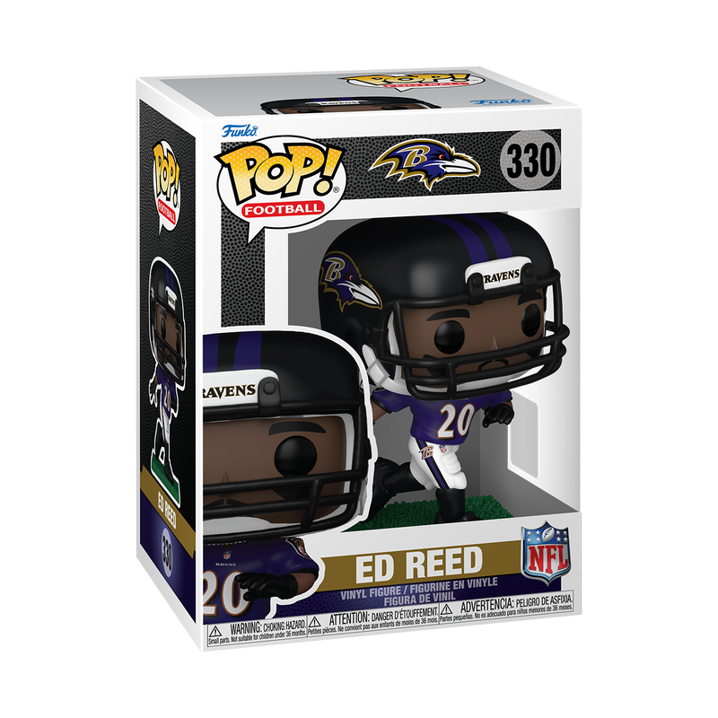 Funko Pop! Football NFL Ravens Ed Reed 330 Exclusivo Original - Moça do ...