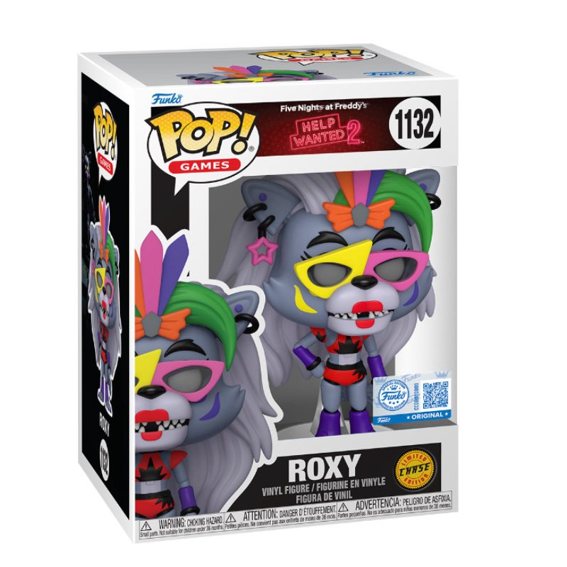 Funko Pop! Games Five Nights At Freddys Roxy 1132 Exclusivo Chase ...
