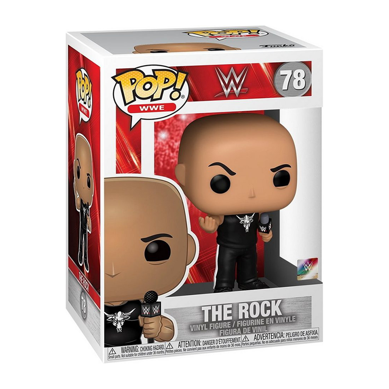 Funko Pop! WWE The Rock 78 Original Colecionavel - Moça do Pop - Funko ...