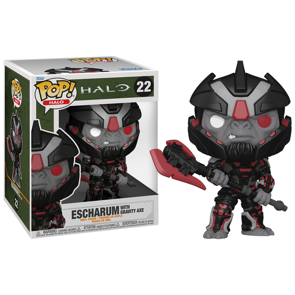 Funko Pop! Halo Escharum with Gravity Axe 22 Original - Moça do Pop ...
