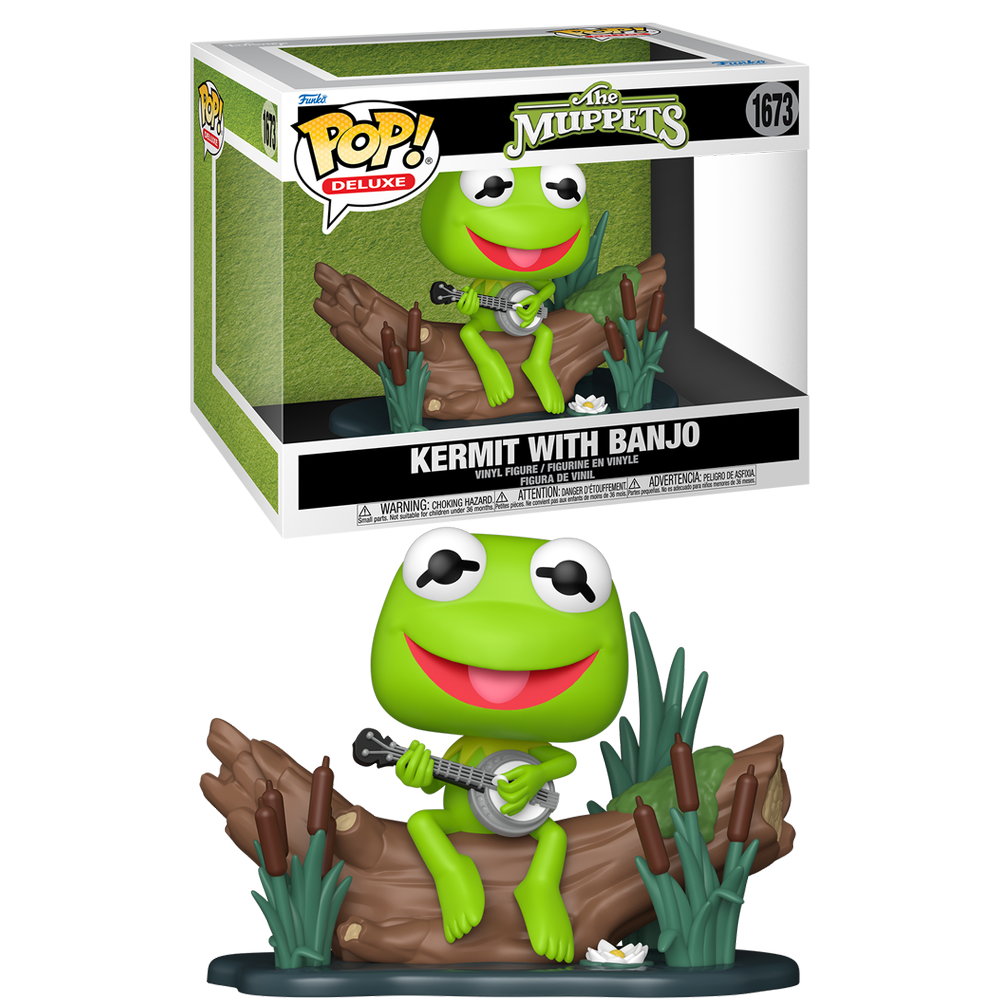 Funko Pop! Television Os Muppets Kermit with Banjo 1673 Original - Moça ...