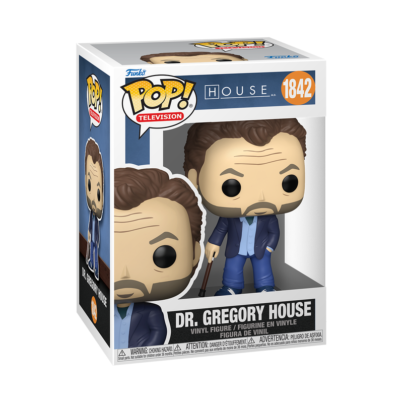 Funko Pop! Television House Dr. Gregory House 1842 Original - Moça do ...