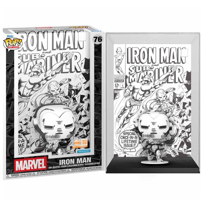 Funko Pop! Comic Covers Marvel Homem De Ferro Iron Man 76 Exclusivo ...