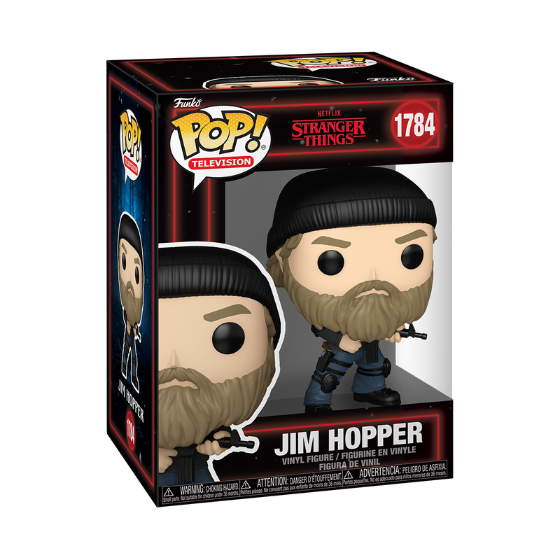 Funko Pop! Television Stranger Things Jim Hopper 1784 Original - Moça ...