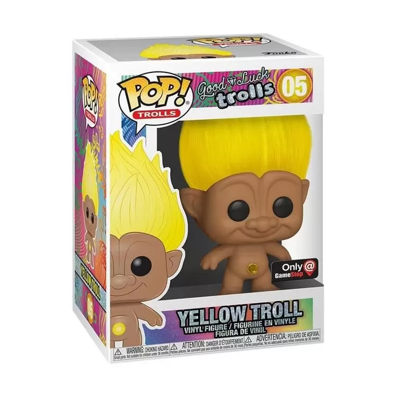 Funko Pop! Trolls Yellow Troll 05 Exclusivo Original Colecionavel ...