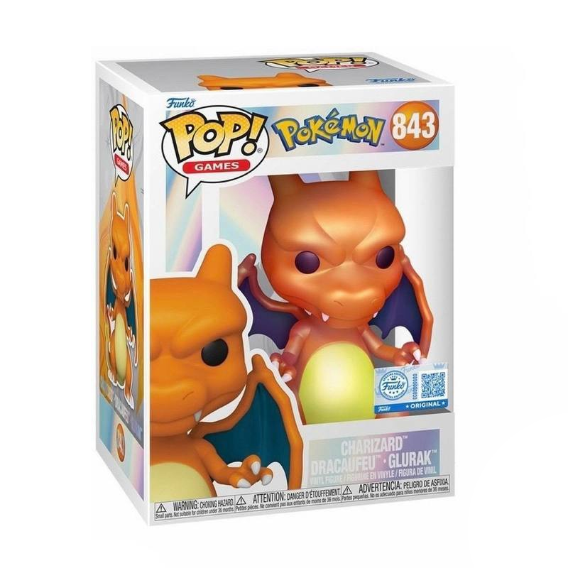 Funko Pop! Games Pokemon Charizard 843 Exclusivo Metallic Original ...