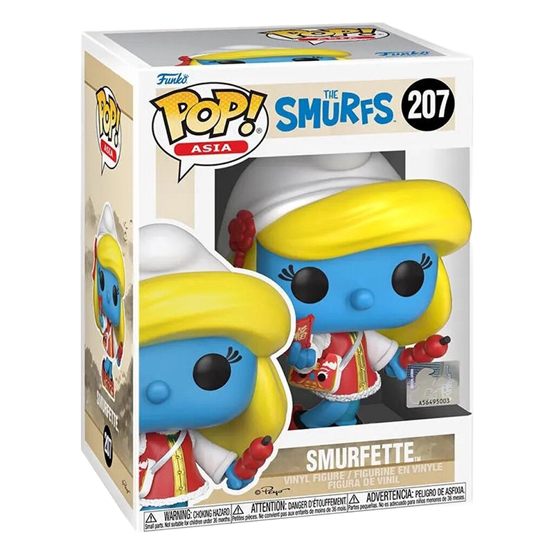 Funko Pop! Asia Os Smurfs Smurfette 207 Exclusivo - Moça do Pop - Funko ...