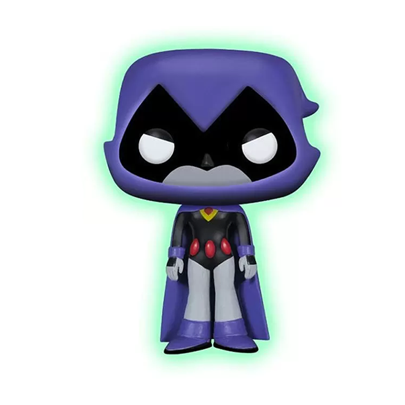 Funko Pop! Animation Jovens Titans Raven 108 Exclusivo Glow - Moça do ...