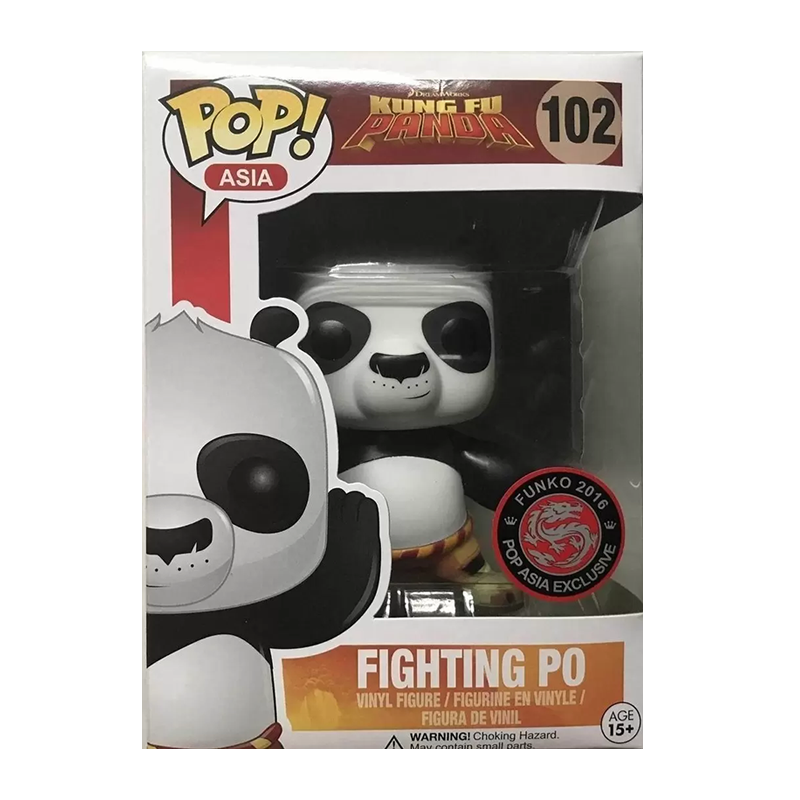Funko Pop! Asia Kung Fu Panda Fighting Po 102 Exclusivo - Moça do Pop ...