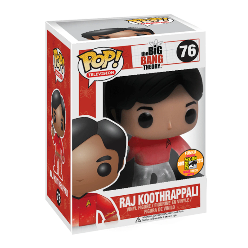 Funko Pop! Television The Big Bang Theory Raj Koothrappali 76 - Moça do ...