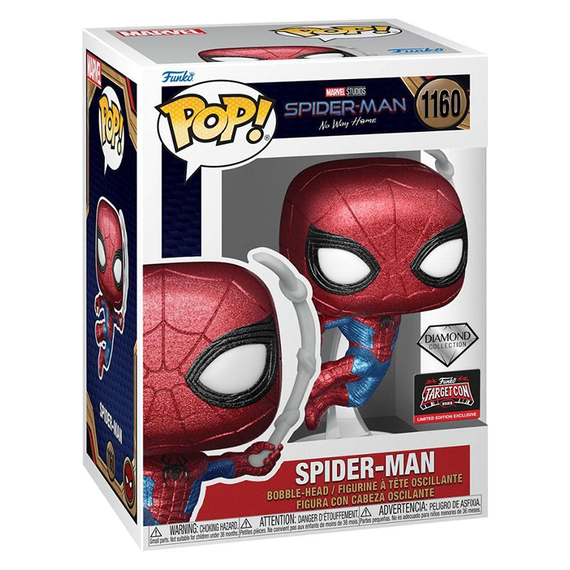 Funko Pop! Marvel Homem Aranha Spider Man 1160 Exclusivo Diamond - Moça ...