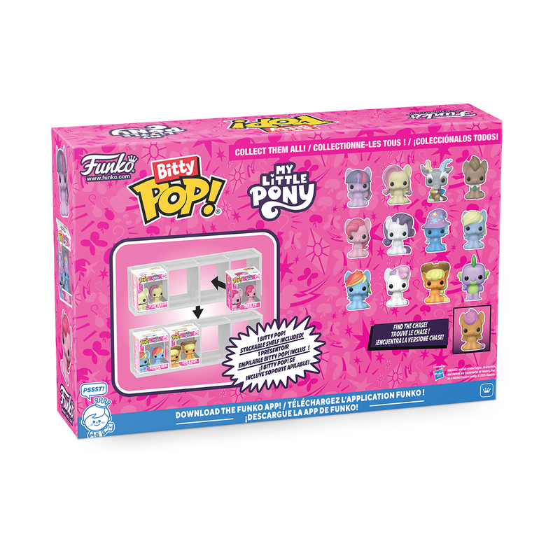 Funko Bitty Pop! Animation My Little Pony 4 Pack Exclusivo Chase - Moça ...