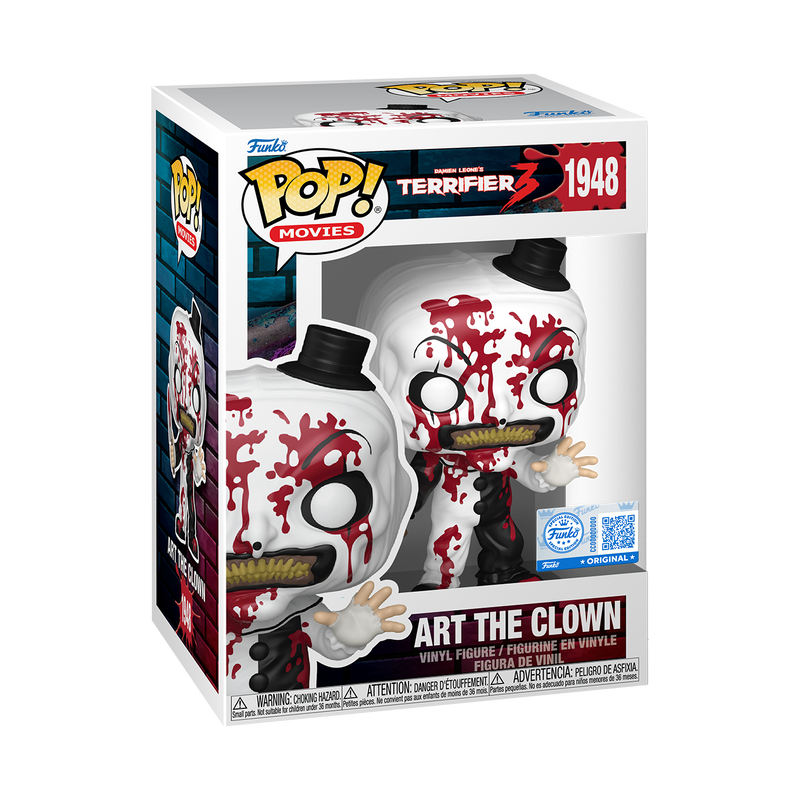 Funko Pop! Filme Terror Terrifier Art the Clown 1948 Exclusivo Origina ...