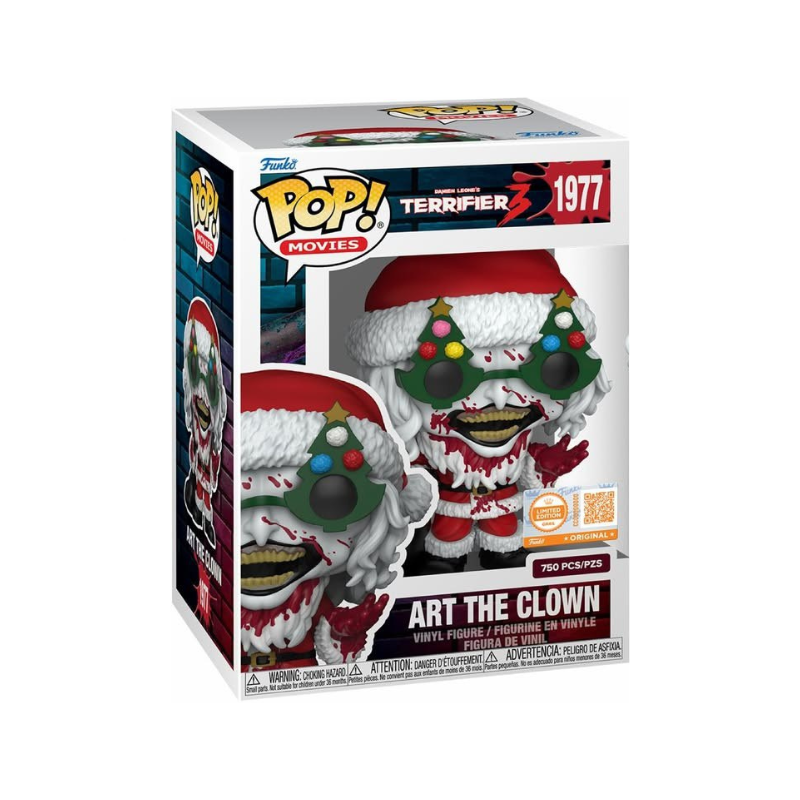 Funko Pop! Filme Terrifier Art The Clown 1977 Exclusivo 750 Pcs - Moça ...
