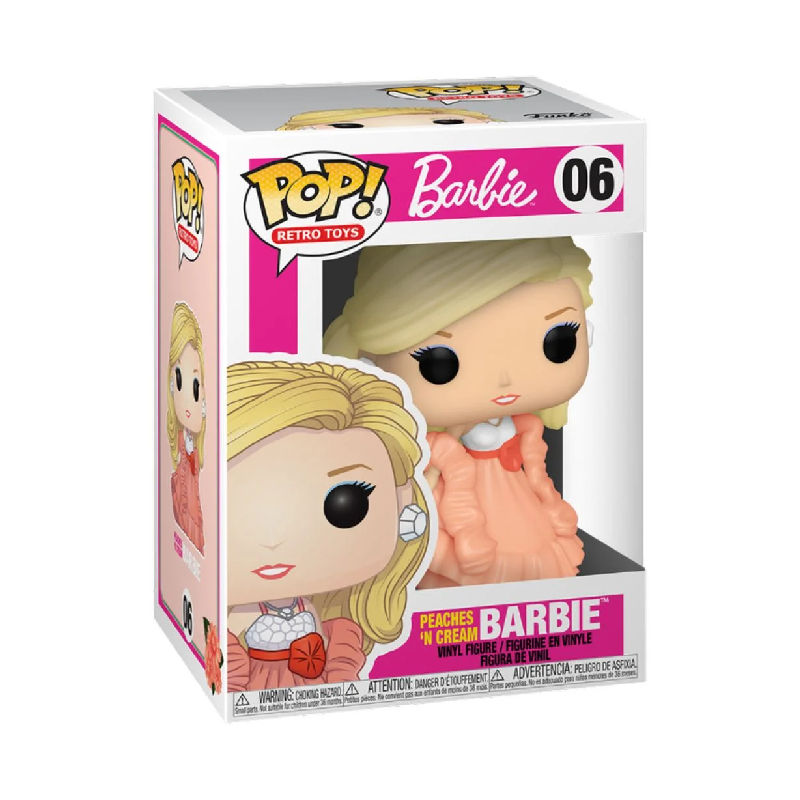 Funko Pop! Barbie Peaches Cream Barbie 06 Original Colecionavel - Moça ...
