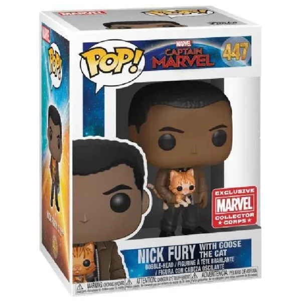 Funko Pop! Marvel Nick Fury 447 Exclusivo Original Colecionavel - Moça ...