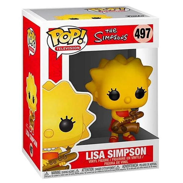 Funko Pop! Television The Simpsons Lisa Simpson 497 Original - Moça do ...