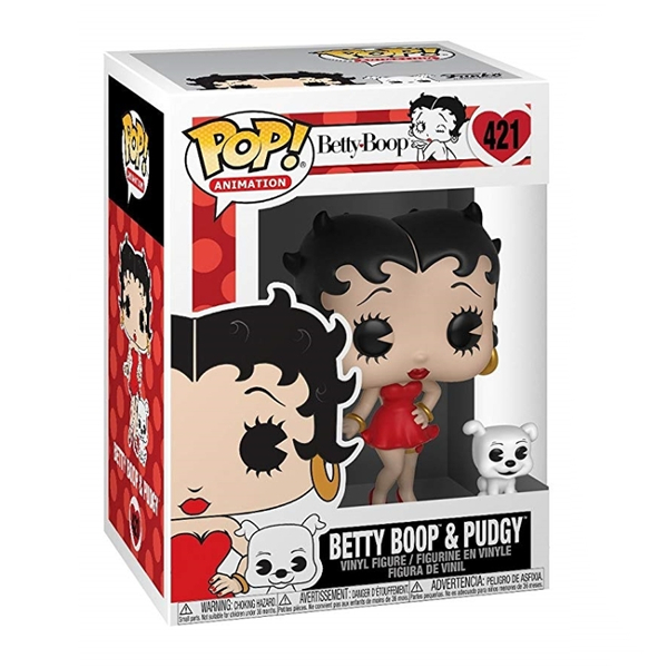 Funko Pop! Animation Betty Boop & Pudgy 421 Original Colecionavel ...