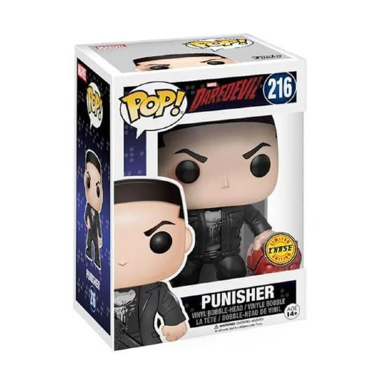Funko Pop! Marvel Daredevil Punisher 216 Exclusivo Chase Original ...
