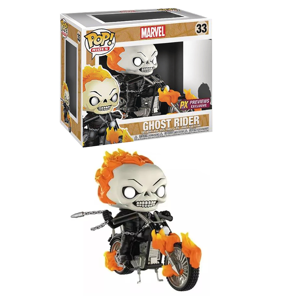 Funko Pop! Marvel Ghost Rider 33 Exclusivo Original Colecionavel - Moça ...