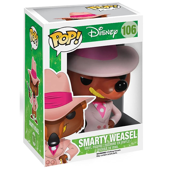 Funko Pop! Disney Smarty Weasel 106 Original Boneco Colecionavel - Moça ...