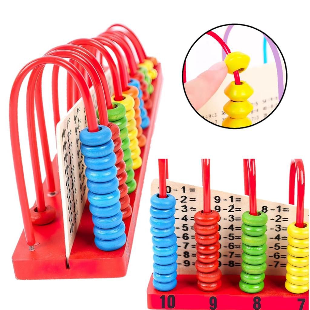 Ábaco 10 Hastes DM Toys DMT6494 - Aprenda Brincando - Relu Magazine