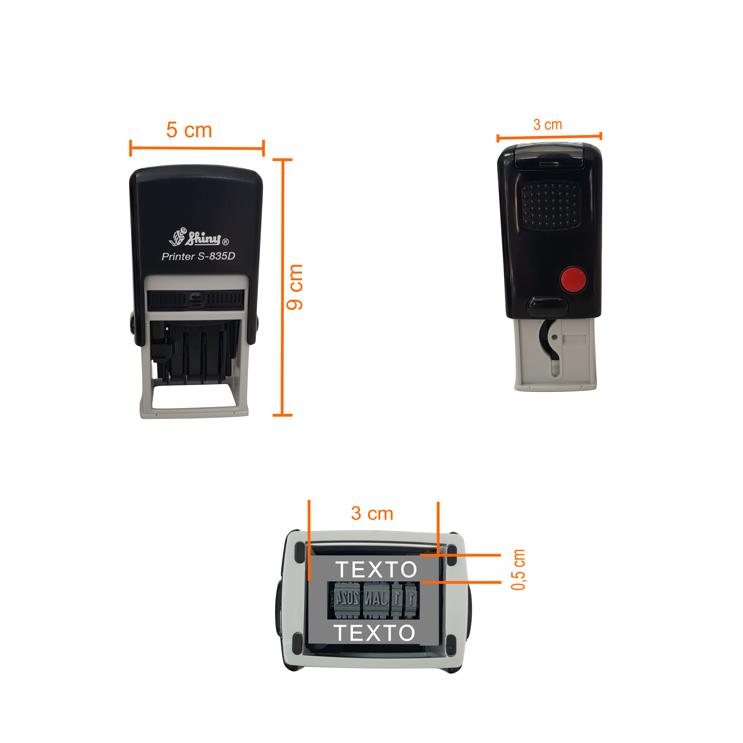 Carimbo Datador ajustável - Doutor Carimbos LTDA