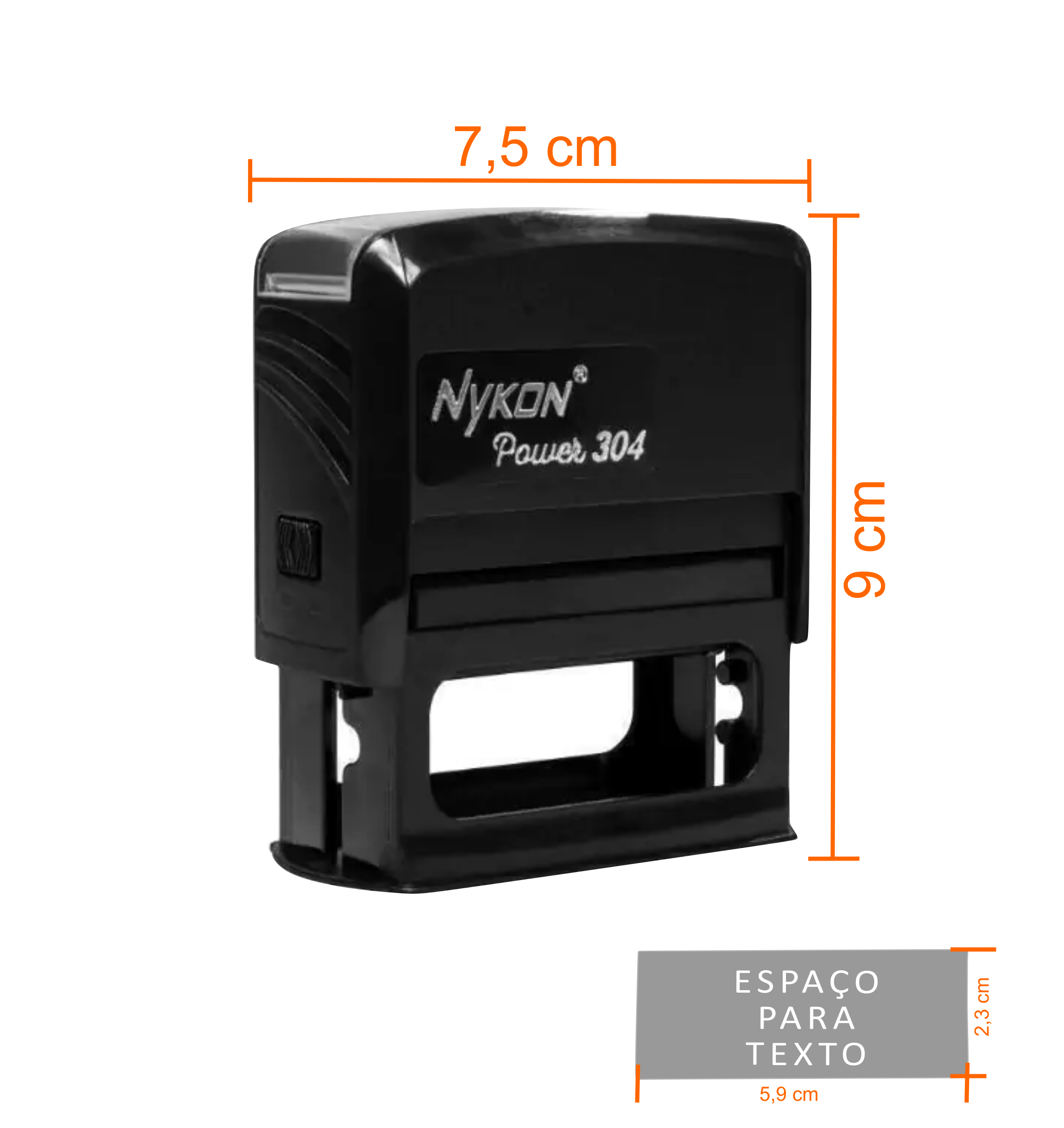 Carimbo Nykon 304 - Doutor Carimbos LTDA