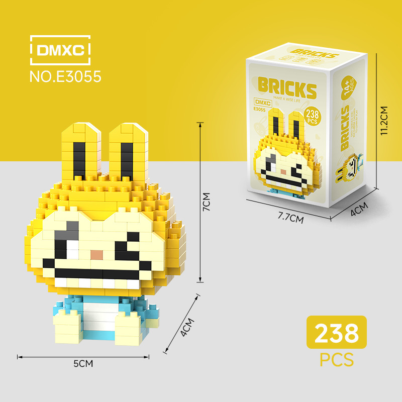 MINI LEGO BRICKS LABUBU - CORES DIVERSAS - CANETAS ATACADO