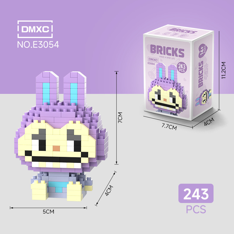 MINI LEGO BRICKS LABUBU - CORES DIVERSAS - CANETAS ATACADO