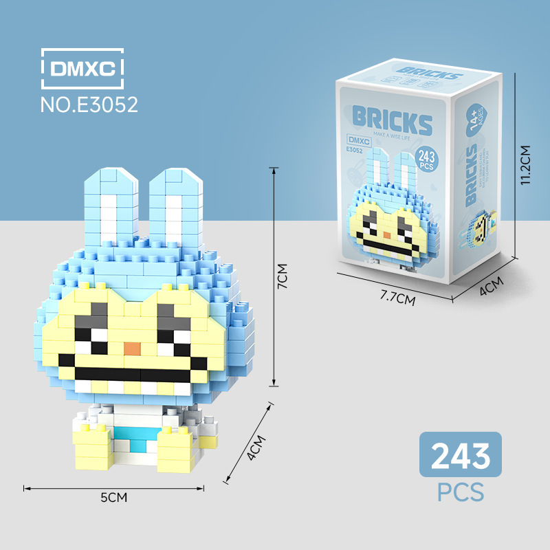 MINI LEGO BRICKS LABUBU - CORES DIVERSAS - CANETAS ATACADO